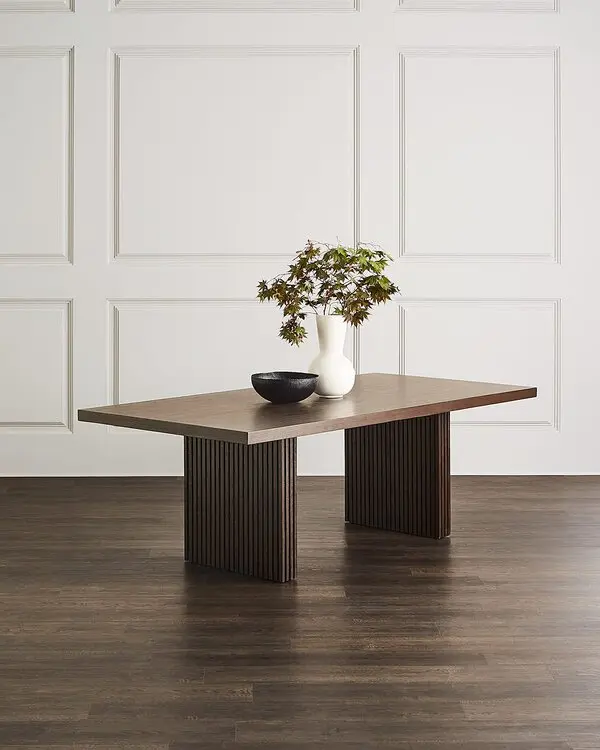 WORLDS AWAY Aonghus Oak Dining Table