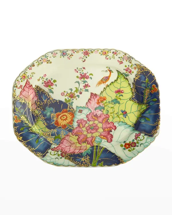 MOTTAHEDEH Tobacco Leaf 15" Platter