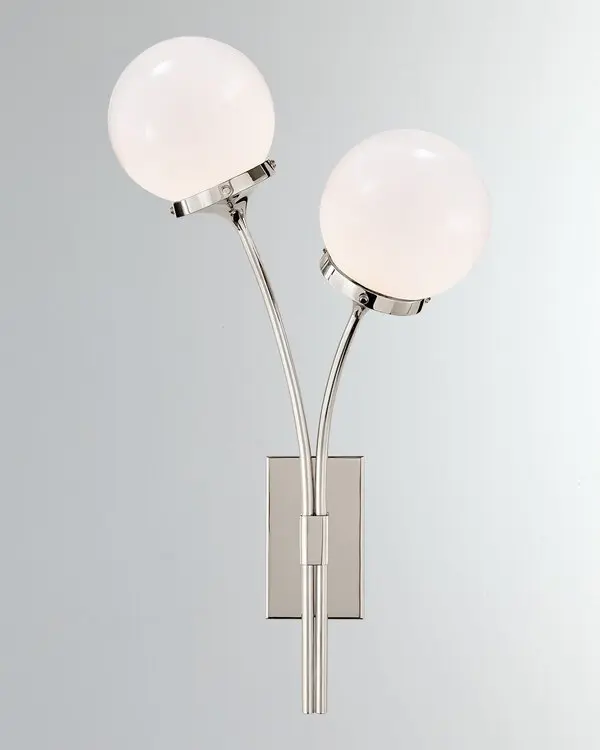 VISUAL COMFORT & CO. Prescott Right Sconce - Gray Pattern