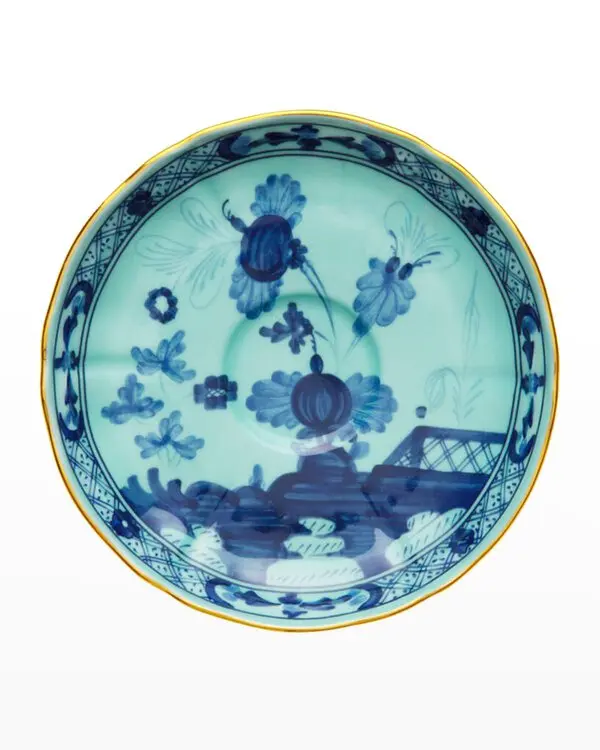 GINORI 1735 Oriente Itailano Gold Tea Saucer
