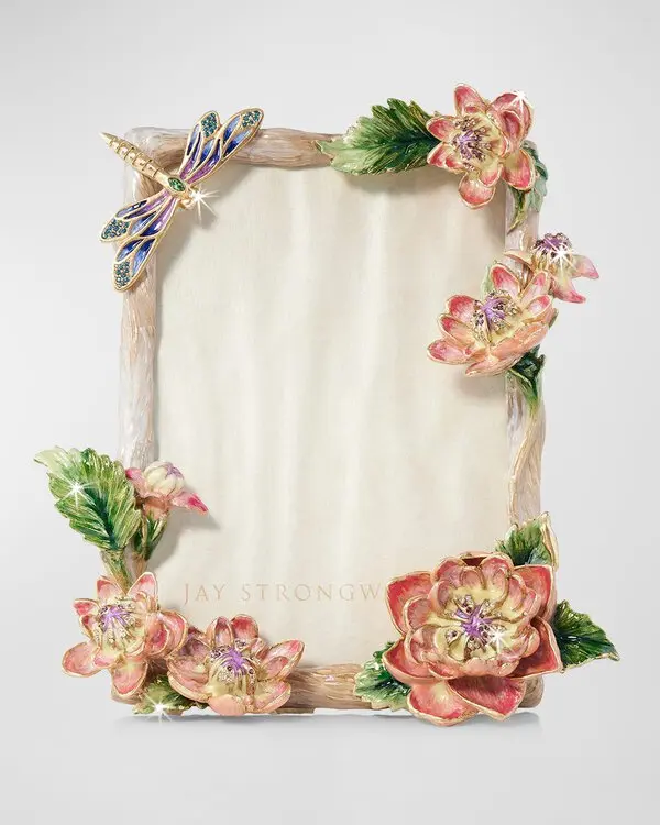JAY STRONGWATER Dahlia Frame, 5" X 7 - One-color