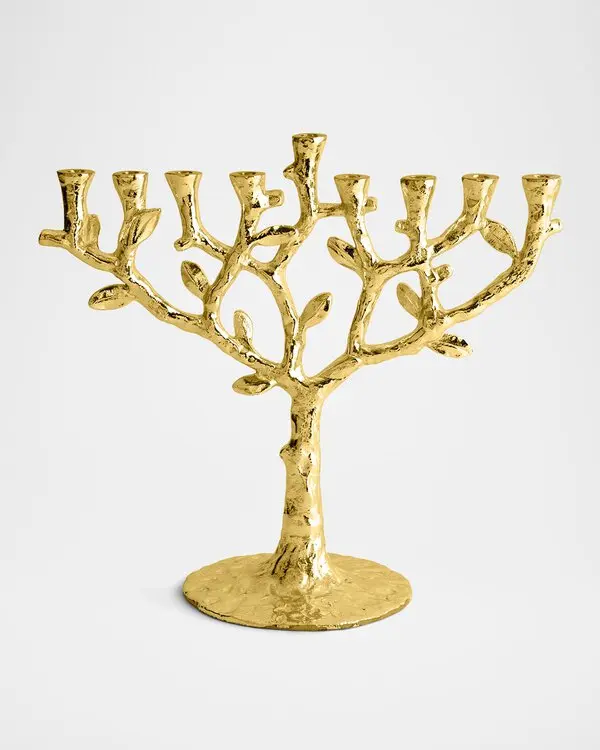 Michael Aram Tree Of Life Gold Menorah