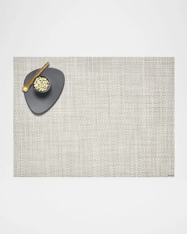 CHILEWICH Basketweave Placemat, 14" X 19 - Natural