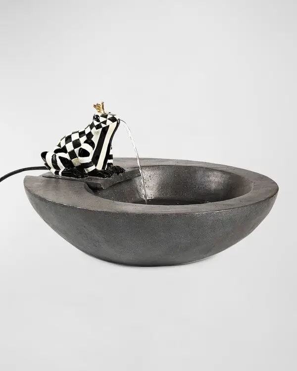 MACKENZIE-CHILDS Frog Tranquility Fountain