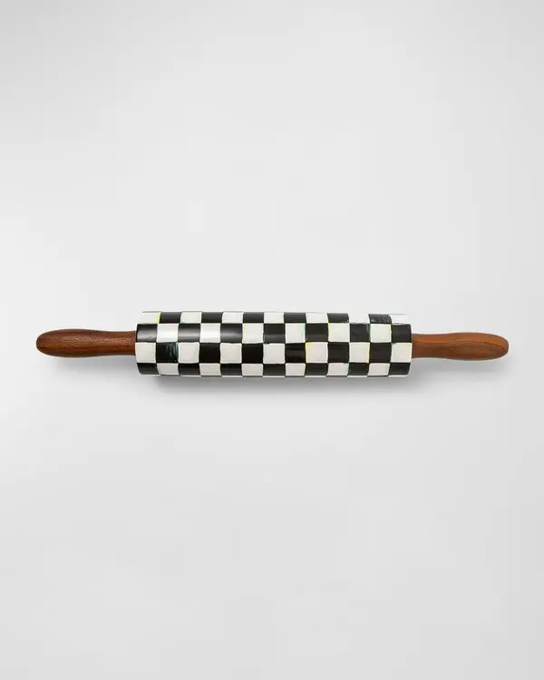 MACKENZIE-CHILDS Courtly Check Rolling Pin