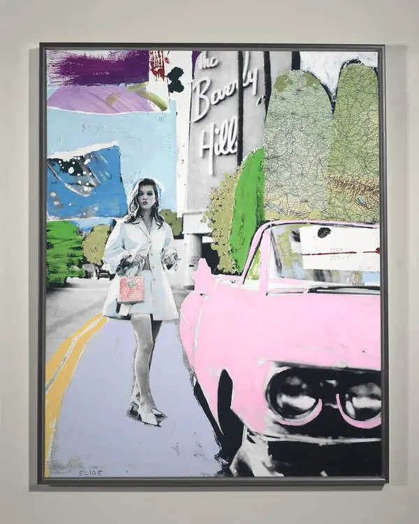 RFA FINE ART Pinky Dinky Blue" Giclee Wall Art Elige