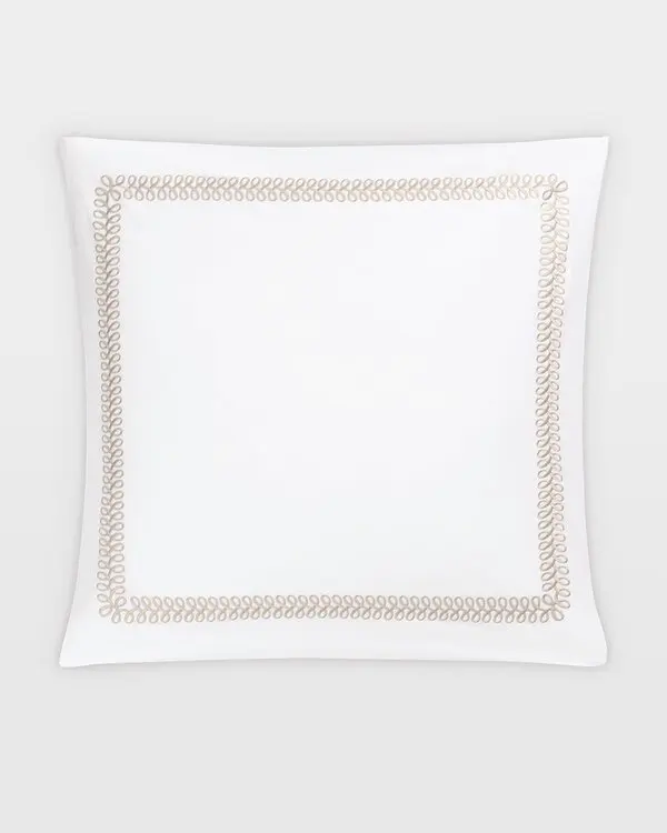 MATOUK SCHUMACHER Astor Braid Euro Sham - Dune