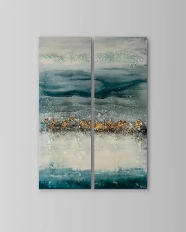 JOHN-RICHARD COLLECTION Rolling Tide" Wall Art Set Mary Hong