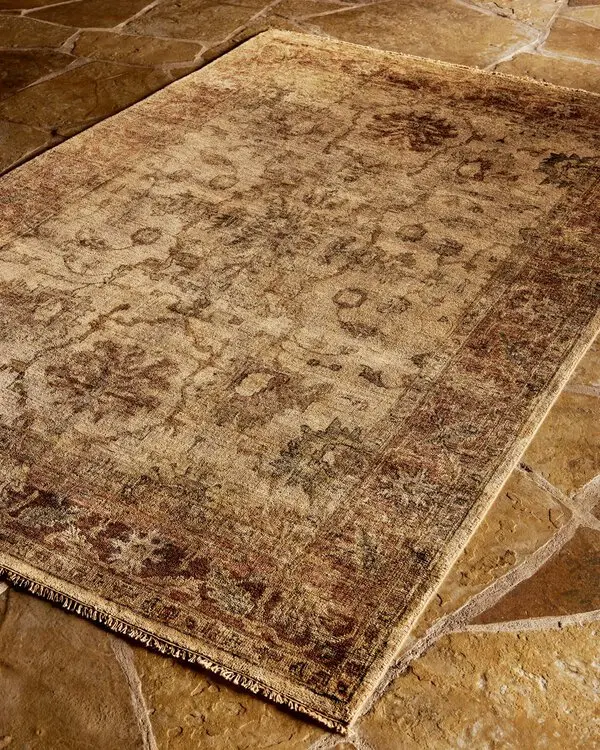 HAVEN & LOOM Latte Rust Oushak Rug, 10' X 14