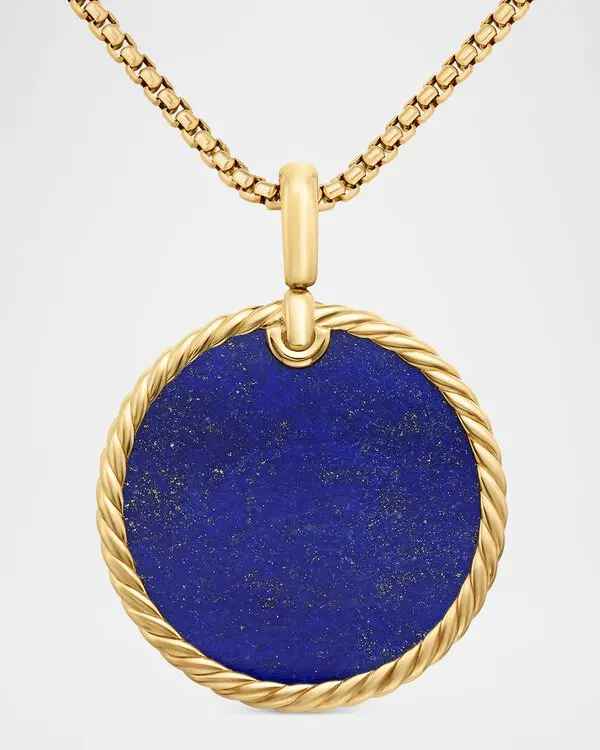 David Yurman Dy Elements Lazuli Pendant - Lapis