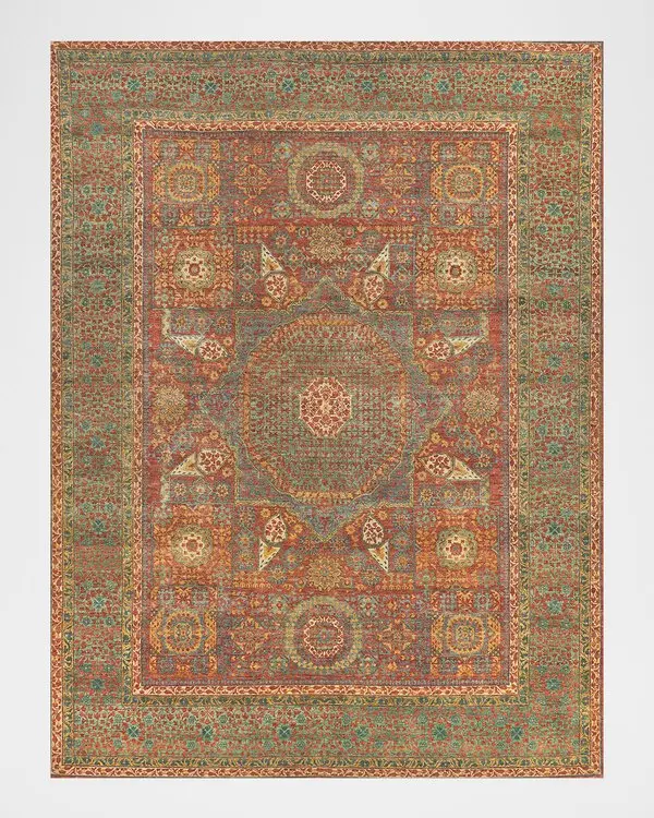 EXQUISITE RUGS Gable Colors Hand Knotted Rug, 10' X 14