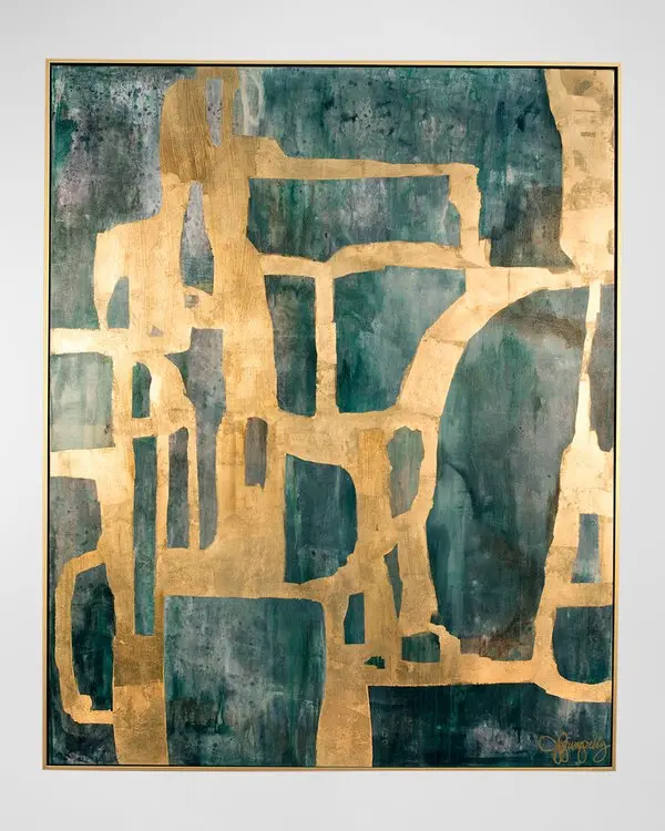 JILL PUMPELLY FINE ART Splendors Glow" Mixed-media Original Wall Art Jill Pumpelly