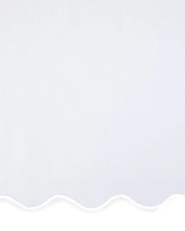 MATOUK Lanai Pique Coverlet - White/white