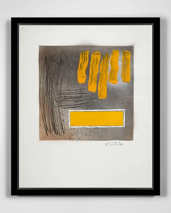 RFA FINE ART Sleeping 3" Giclee Evan Taylor - Black/orange