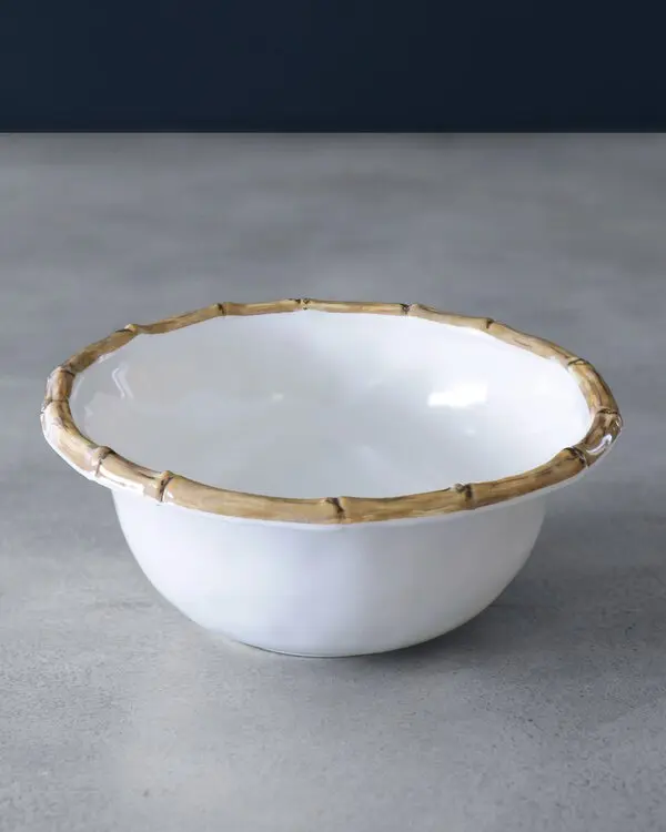 BEATRIZ BALL Vida Bamboo 7.5" Cereal Bowls, Set Of 4