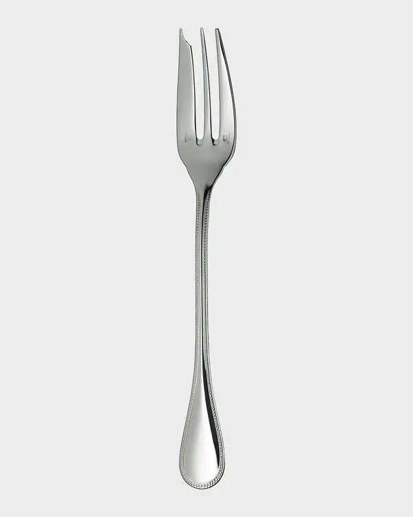 Christofle Perles 2 Serving Fork - One-color