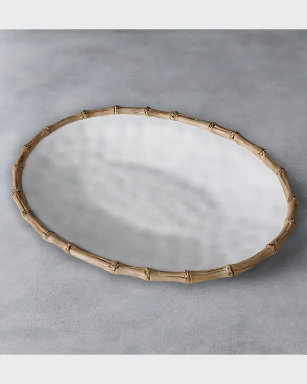 BEATRIZ BALL Vida Bamboo Large Oval Platter