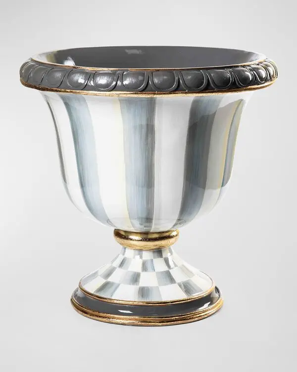 MACKENZIE-CHILDS Sterling Stripe Urn - One-color