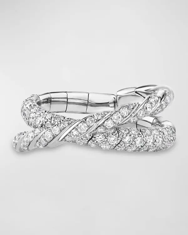 David Yurman Sculpted Cable Ring - Diamond