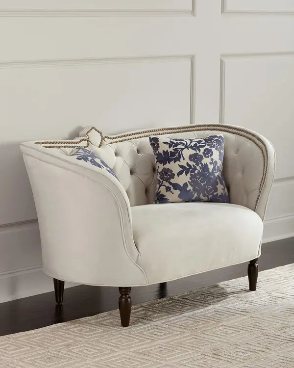 HAUTE HOUSE Erin Tufted-back Settee