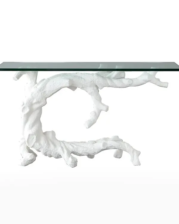 GLOBAL VIEWS Twisted Juniper Console Table