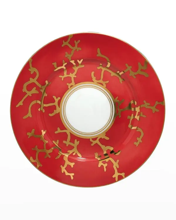 RAYNAUD Coral Cristobal Salad Plate