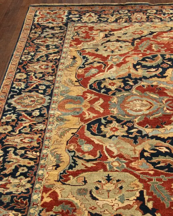 EXQUISITE RUGS Bergeron Antiqued Weave Serapi Rug, 12' X 15
