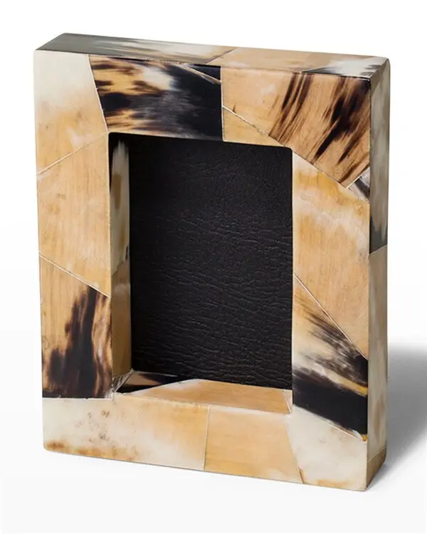 LADORADA Horn Veneer 5x7 Picture Frame
