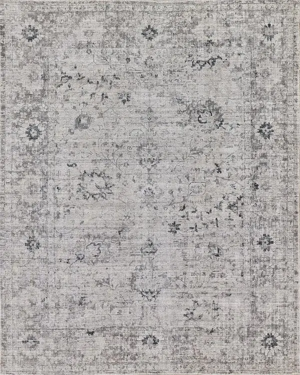 EXQUISITE RUGS Cambridge Hand-loomed Gray & Silver Rug, 6' X 9 - Gray, Silver