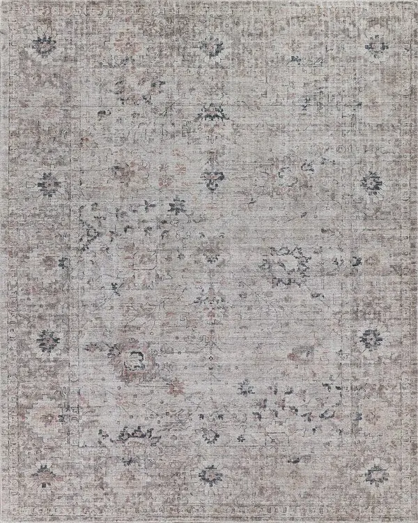 EXQUISITE RUGS Cambridge Hand-loomed Silver & Blue Rug, 8' X 10 - Silver, Blue