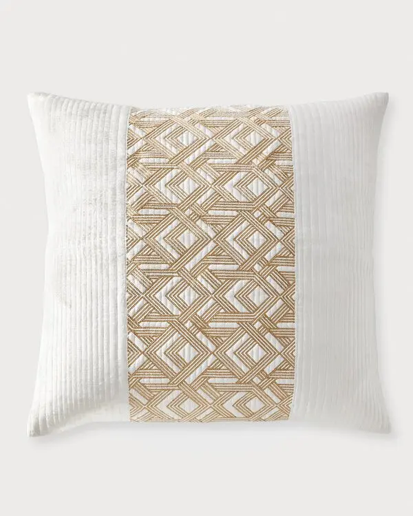 CALLISTO HOME Tornito Channel-quilted Euro Sham