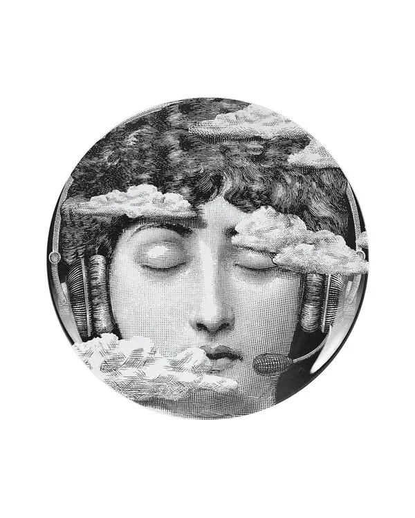 FORNASETTI Wall Plate Tema E Variazioni N402