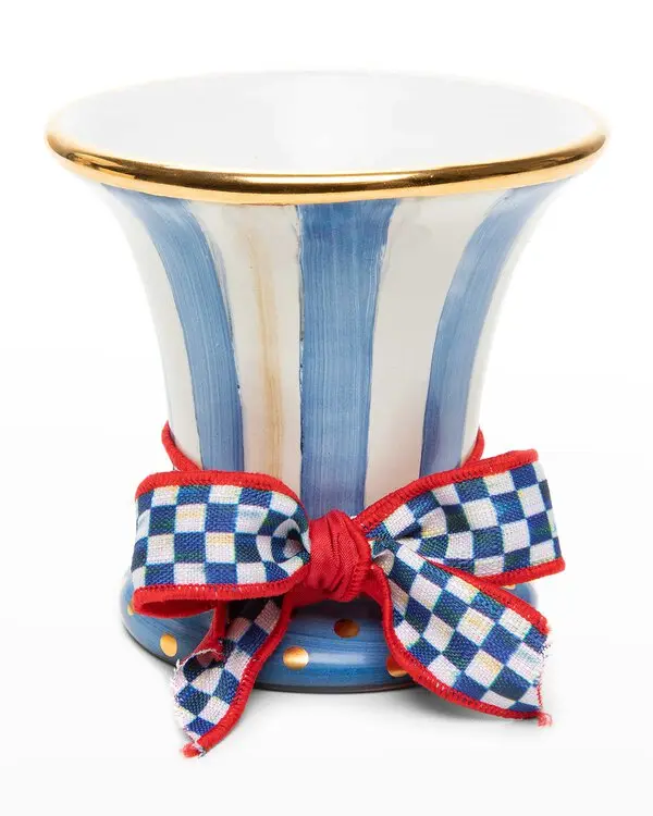 MACKENZIE-CHILDS Top Hat Vase
