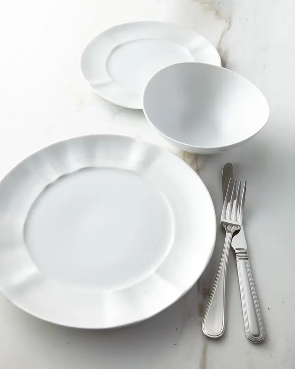 Neiman Marcus Pearl Brushstroke 12-piece Dinnerware Set - One-color