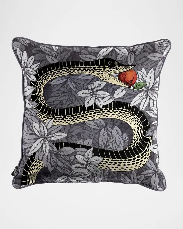 FORNASETTI Silk Cushion Peccato Originale - Multi