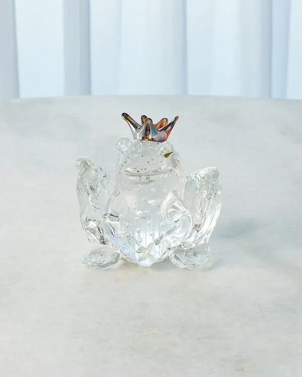 GLOBAL VIEWS Frog Prince Decorative Accent