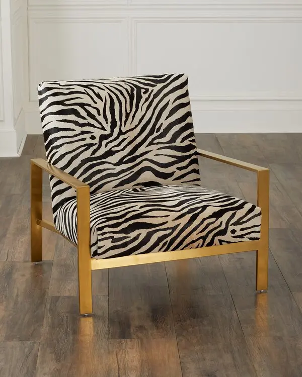 MASSOUD Fallon Hair On Hide Chair