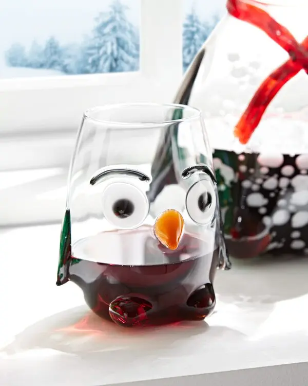 MASSIMO LUNARDON Penguin Stemless Wine Glass