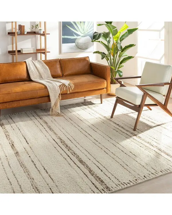 SURYA RUGS Banderas Hand-woven Rug, 8' X 10 - Ivory, Tan