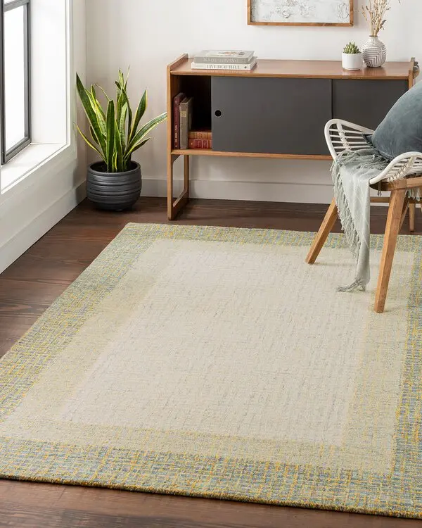 SURYA RUGS Calloway Hand-tufted Rug, 6' X 9 - Sage