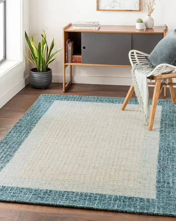 SURYA RUGS Calloway Hand-tufted Rug, 8' X 10 - Teal