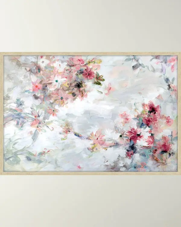 PRESTIGE ARTS Cascading Floral Giclee On Canvas