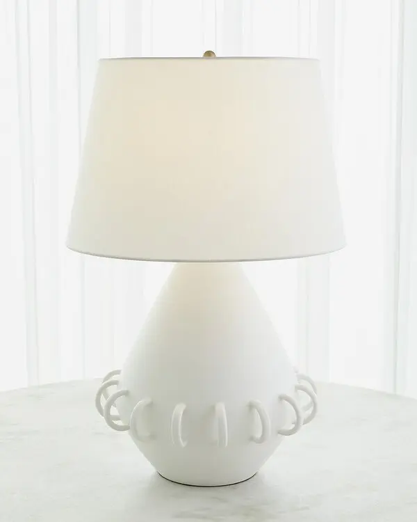 GLOBAL VIEWS Bangle Lamp - Matte White