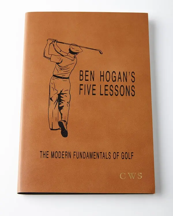 GRAPHIC IMAGE The Modern Fundamentals Of Golf Leather Bound Book