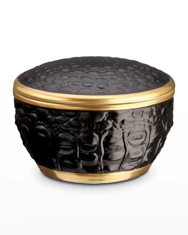 L'Objet Crocodile Round Box