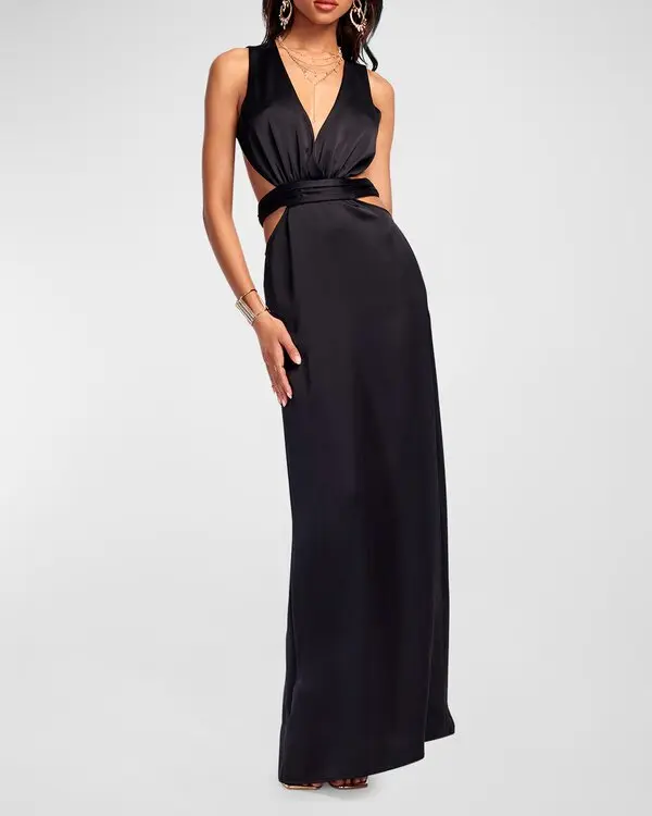Ramy Brook Milan Open-back Gown