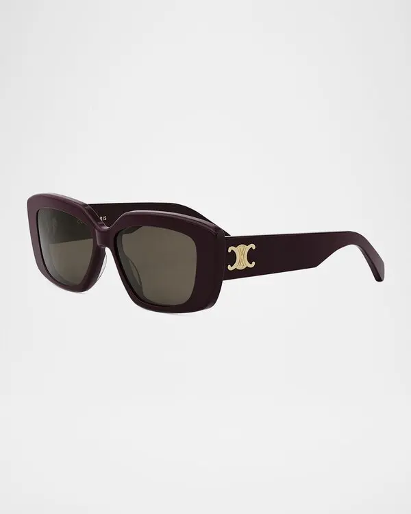 Celine Triomphe Butterfly Sunglasses - Shiny Bordeaux Brown