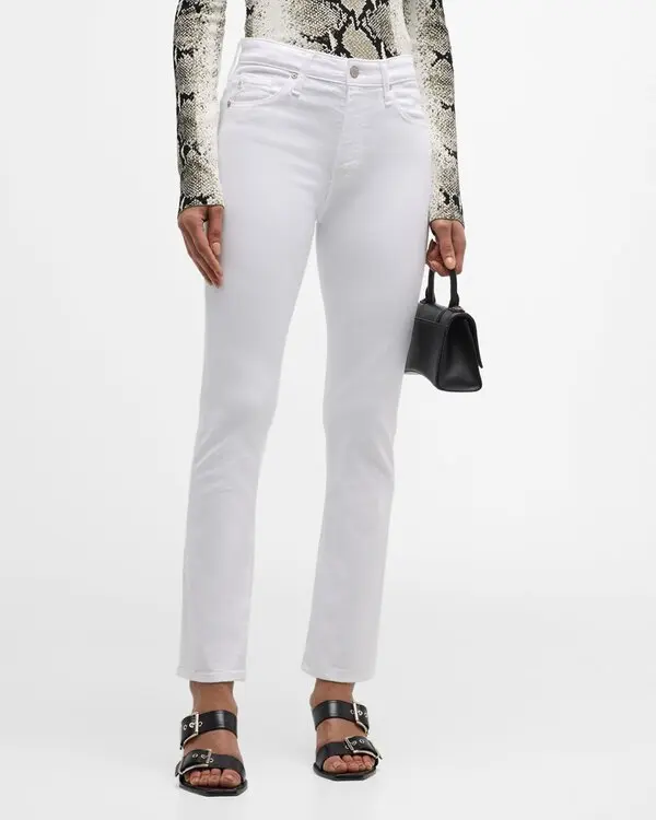 Ag Mari Crop Skinny Jeans - Aesthetic White