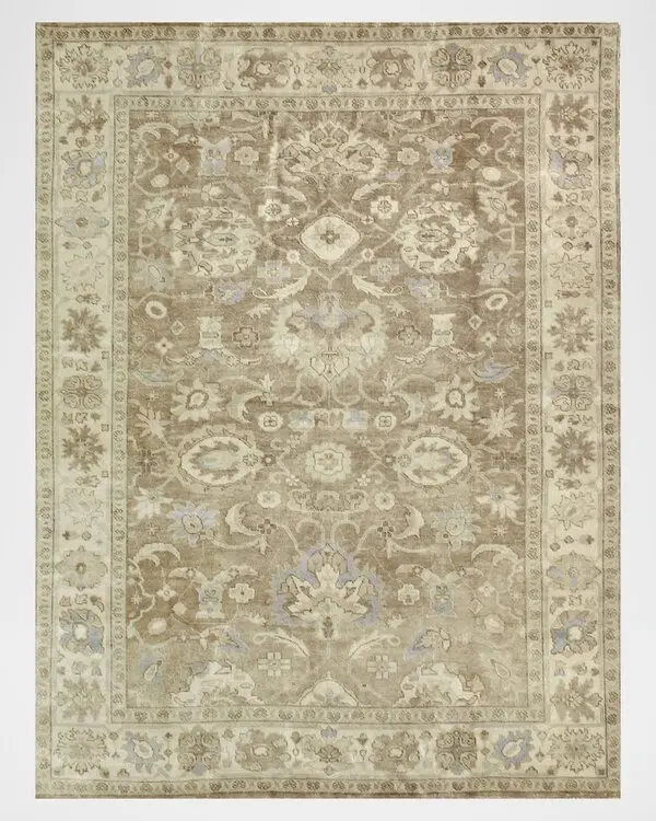 EXQUISITE RUGS De'asiah Antique Weave Oushak Rug, 6' X 9 - Gray, Brown