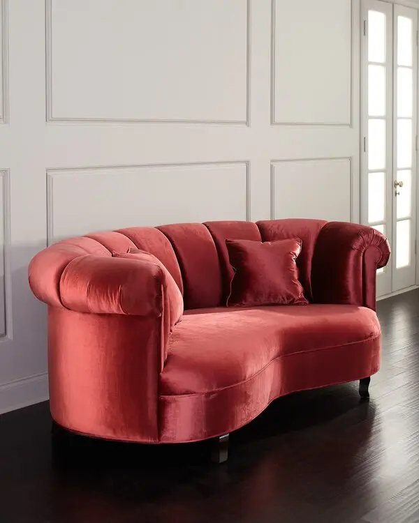 HAUTE HOUSE Aubrey Channel Tufted Sofa